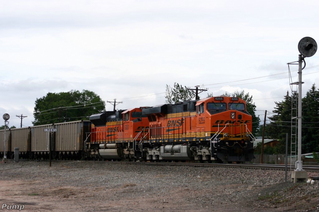 Northbound BNSF Empty Coal Train DPU's